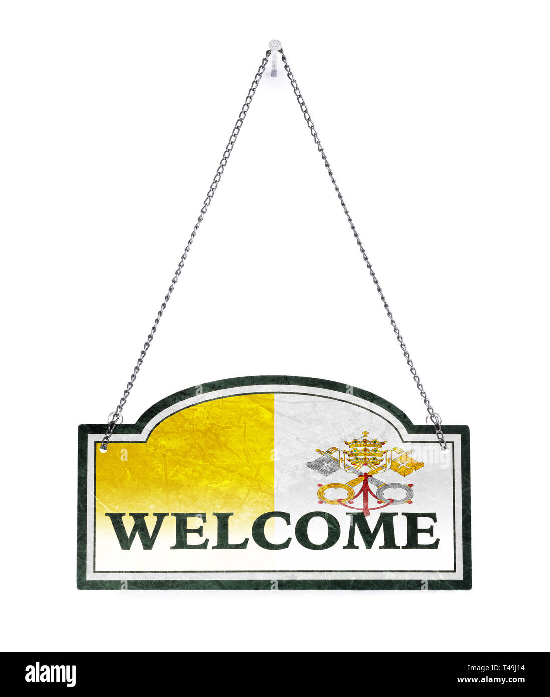 Welcome to vatican city hi-res stock photography and images - Alamy