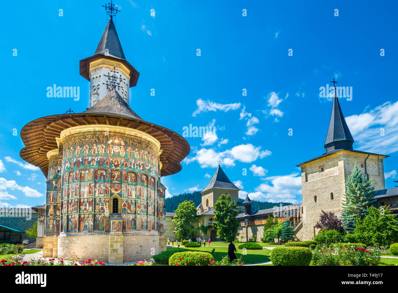 Sucevita orthodox painted church monastery protected by unesco heritage ...