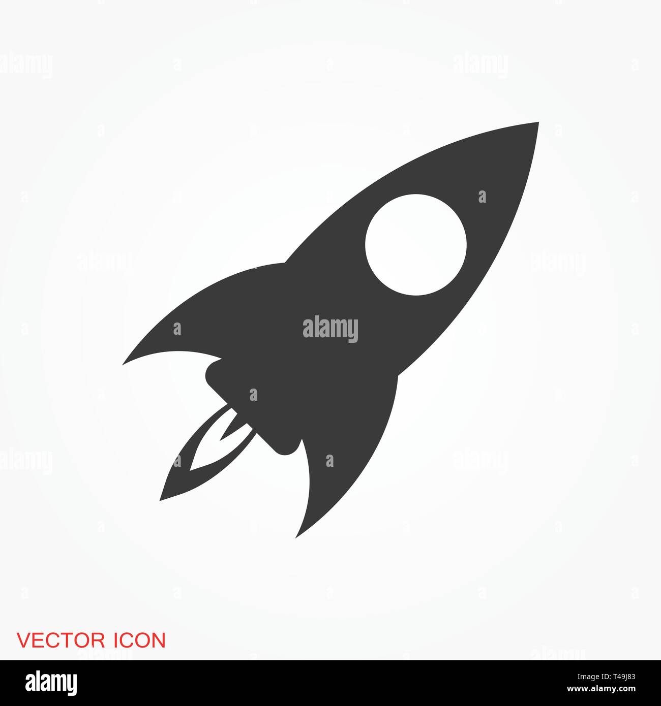 Rocket icon illustration vector sign symbol Stock Vector Image & Art ...