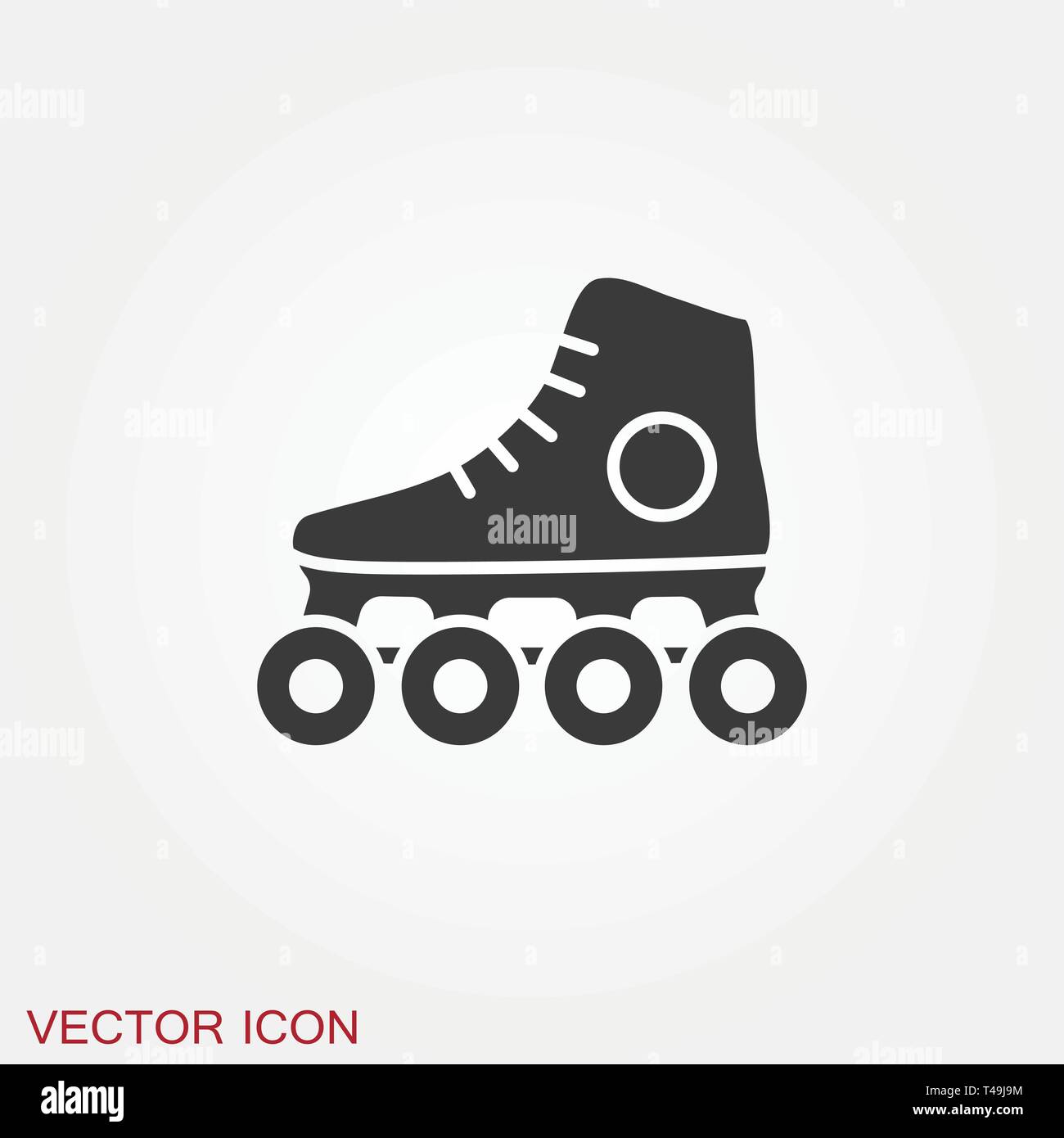 Skating icon vector sign symbol Stock Vector Image & Art - Alamy