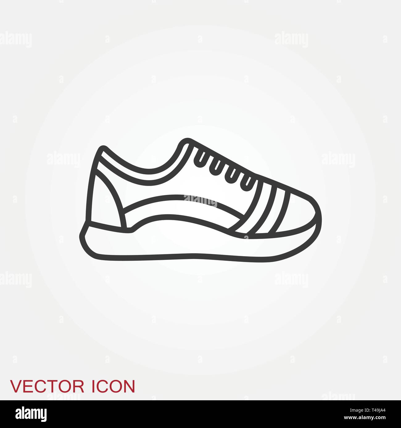 Sneakers icon vector sign symbol Stock Vector Image & Art - Alamy
