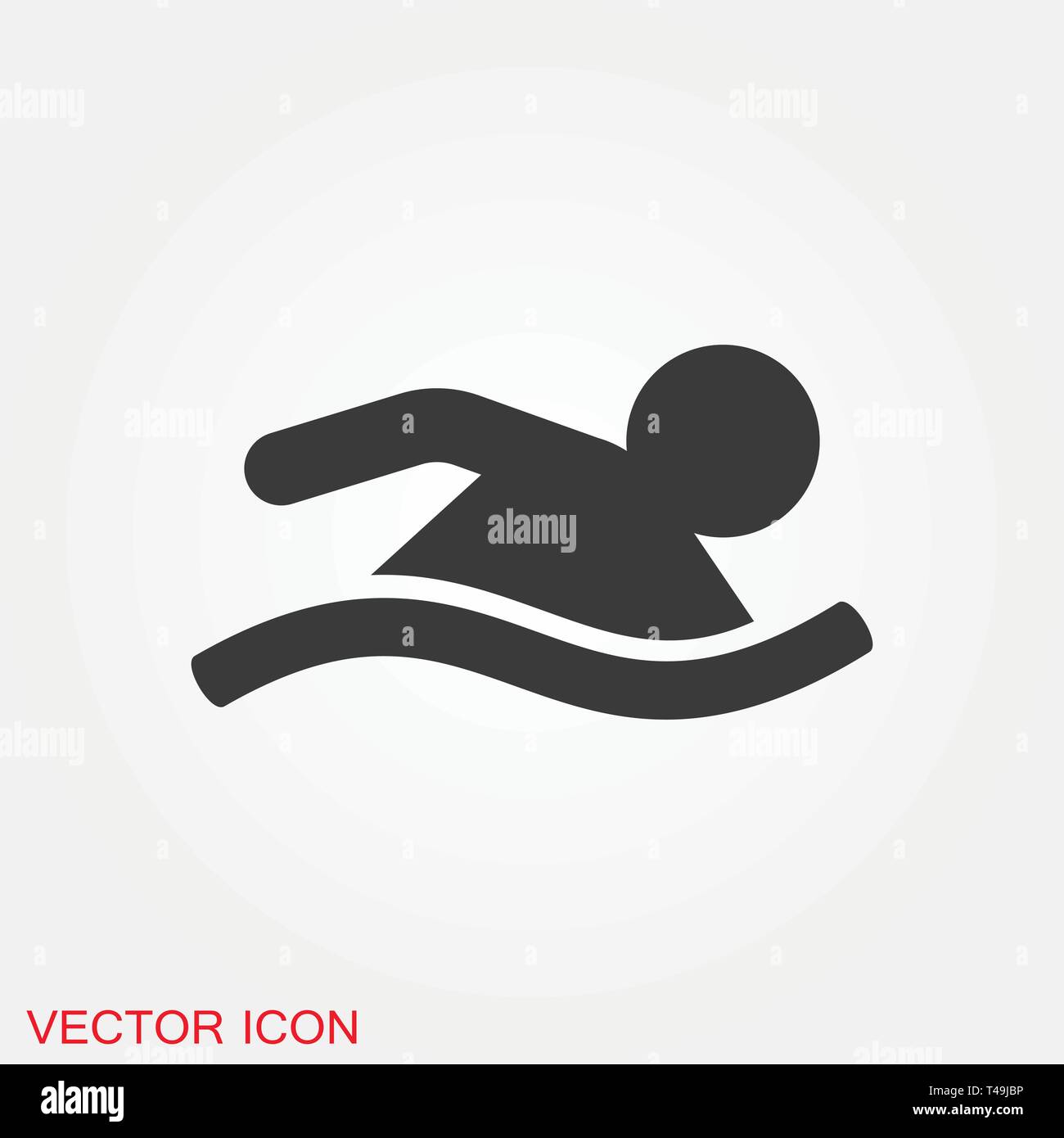Swimming icon vector sign symbol Stock Vector Image & Art - Alamy