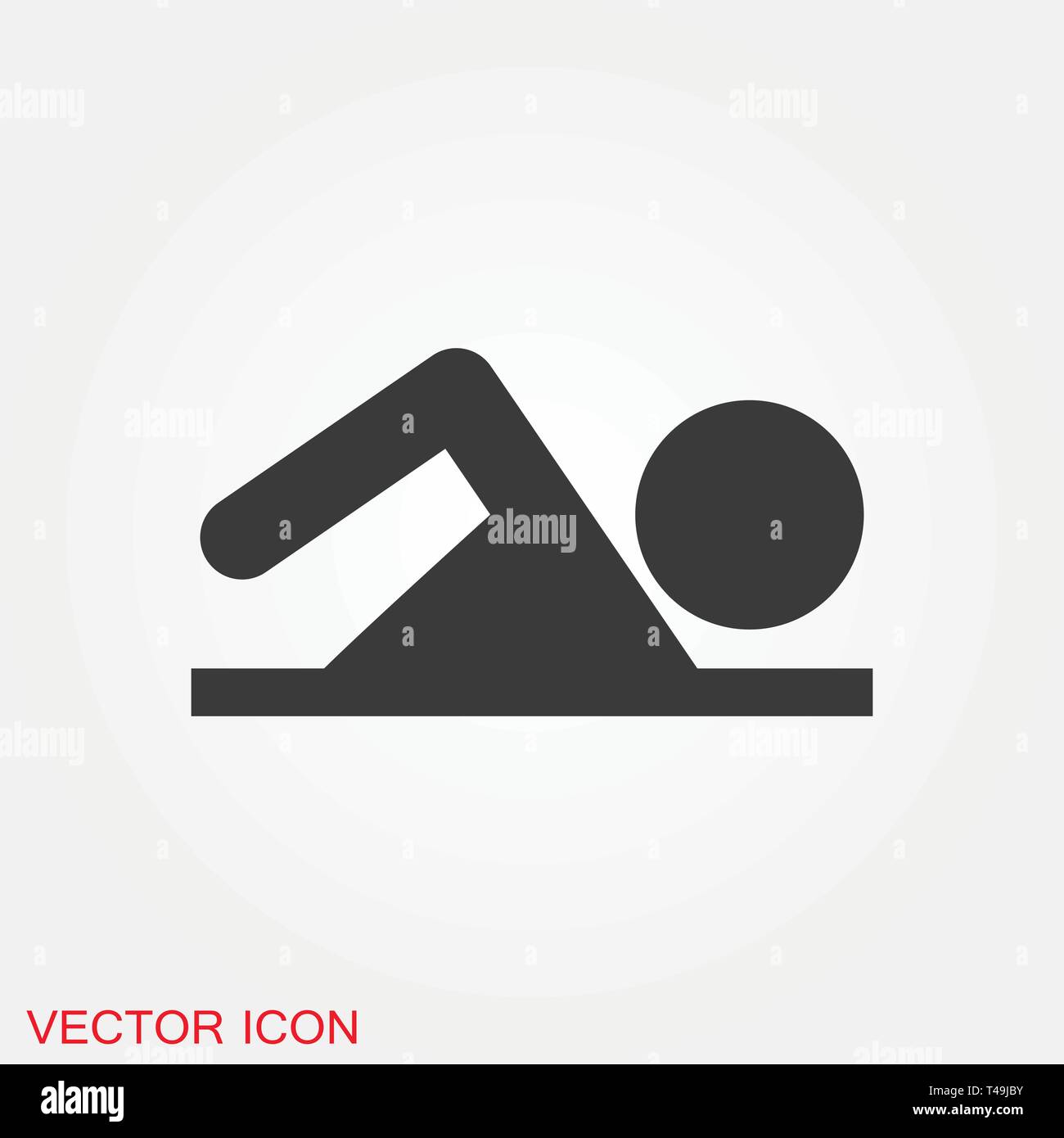 Swimming icon vector sign symbol Stock Vector Image & Art - Alamy