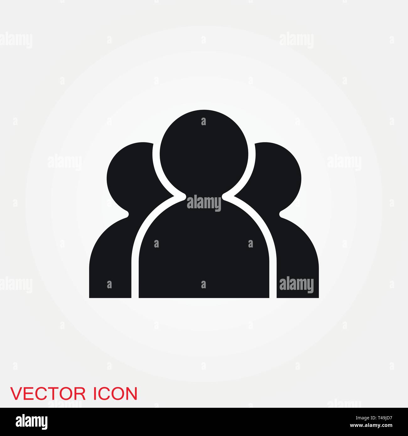 Team icon vector sign symbol Stock Vector Image & Art - Alamy