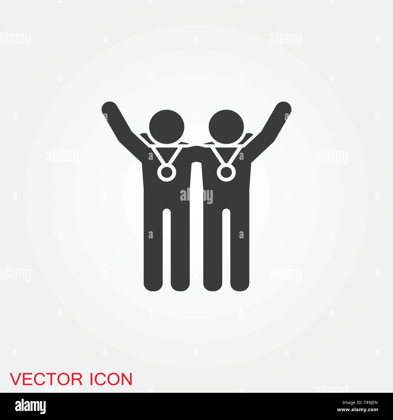 Victory icon vector sign symbol for design Stock Vector Image & Art - Alamy