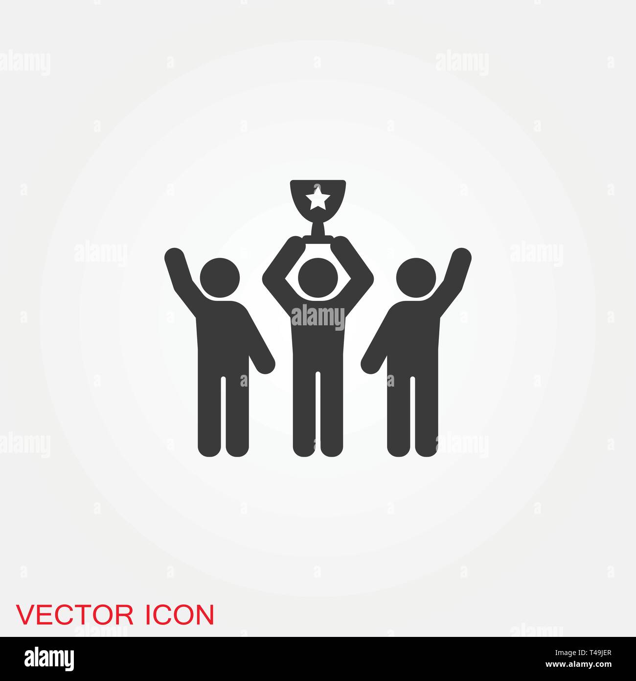 Victory icon vector sign symbol for design Stock Vector Image & Art - Alamy