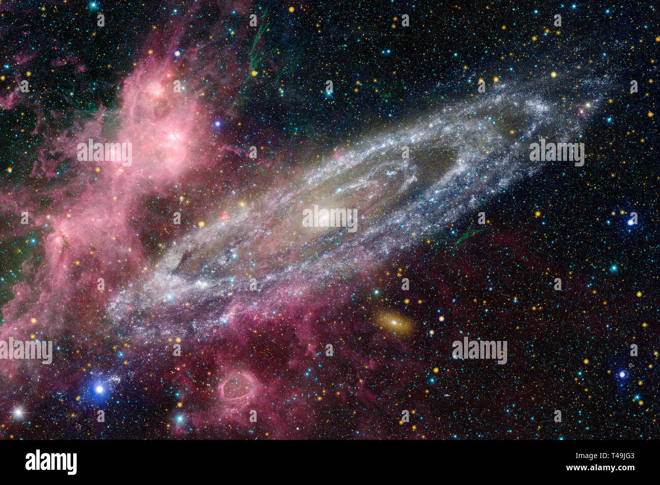 Galaxy in outer space, beauty of universe. Elements of this image ...