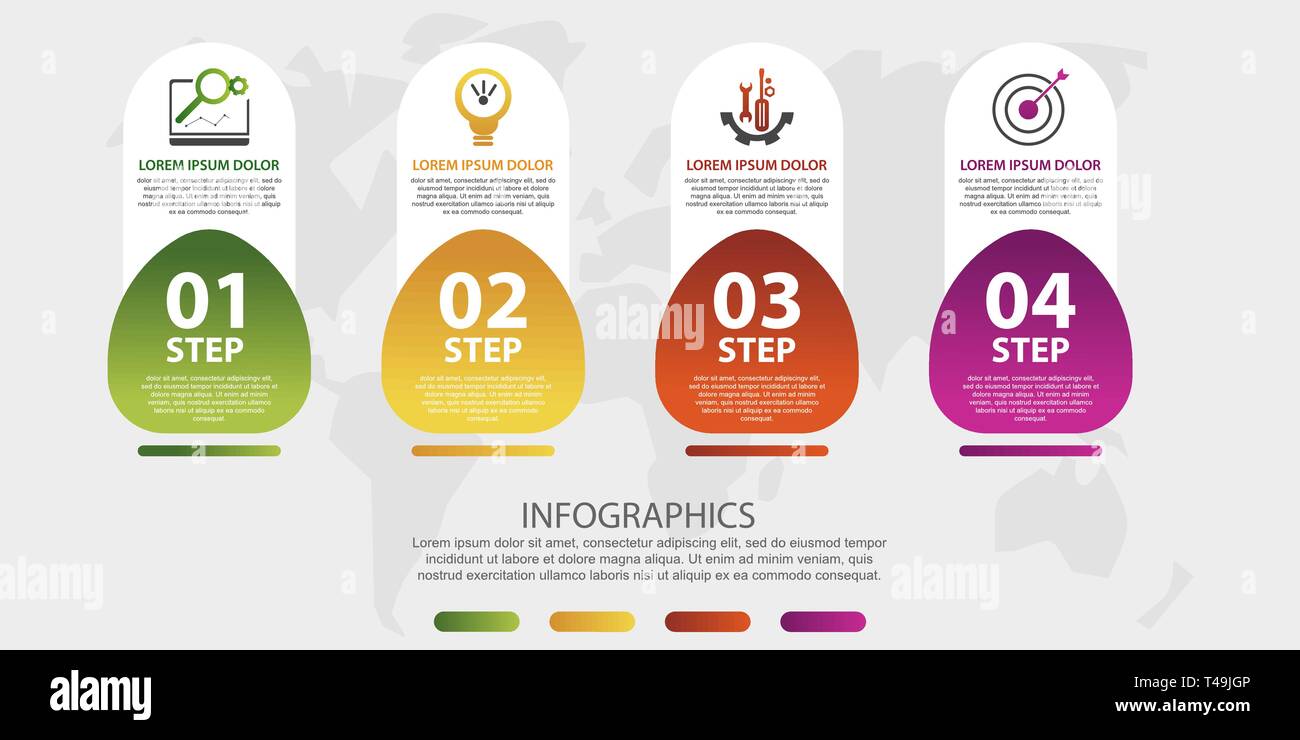 Modern 3D vector illustration.Timeline process chart infographic ...