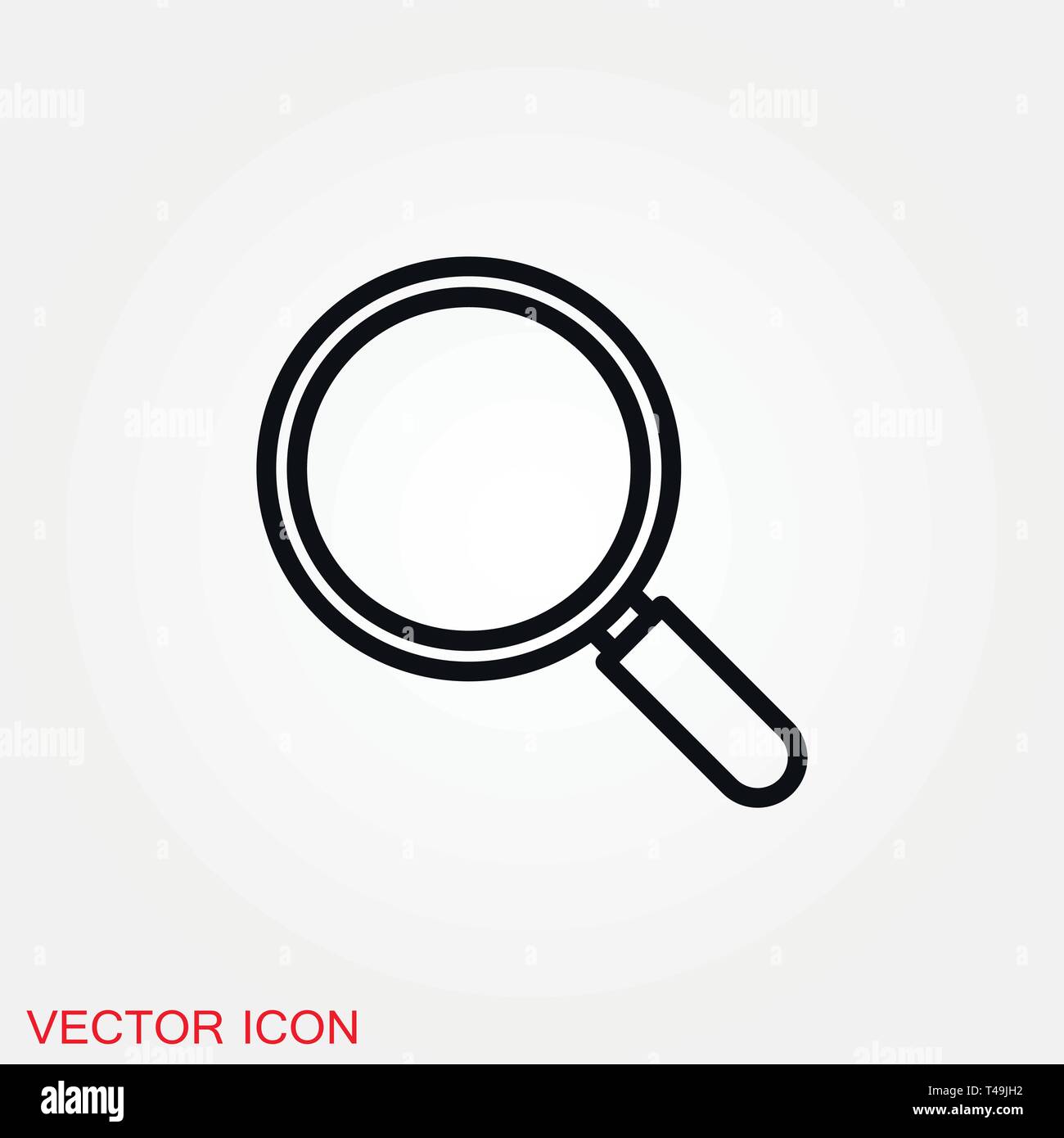 Zoom icon vector sign symbol for design Stock Vector Image & Art - Alamy