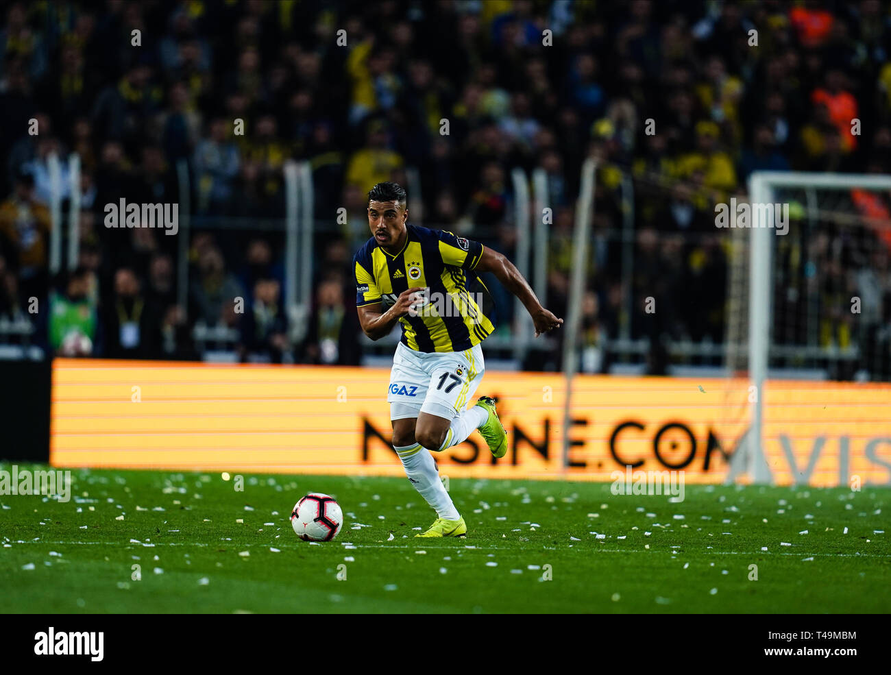 Istanbul, Turkey. 14th Apr, 2019. !Nabil Dirar of Fenerbacheg0! during ...