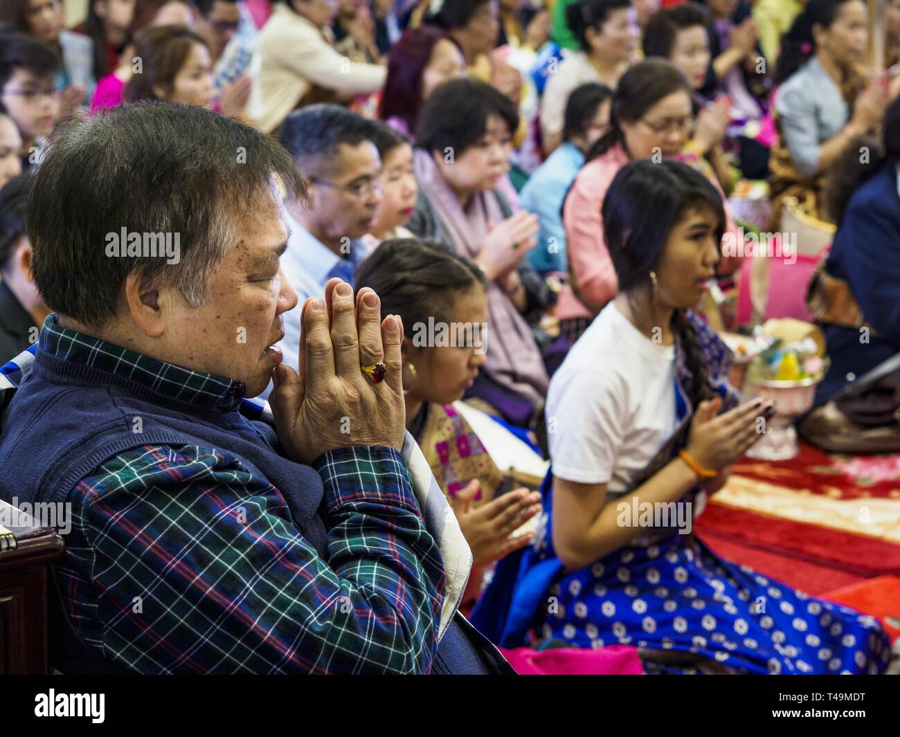 Buddhist communities hi-res stock photography and images - Alamy