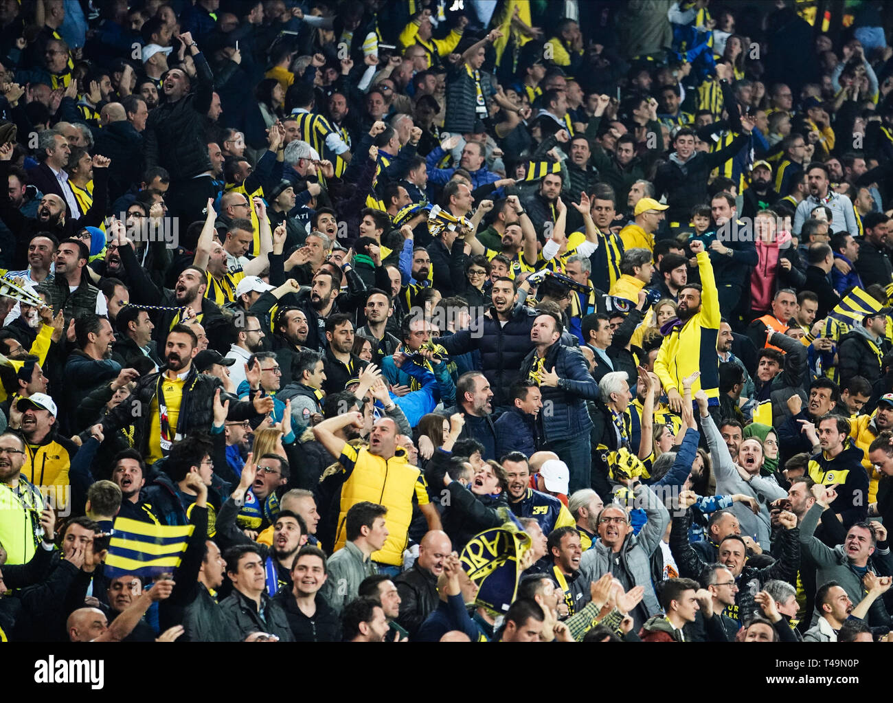 Galatasaray fans stadium hi-res stock photography and images - Alamy