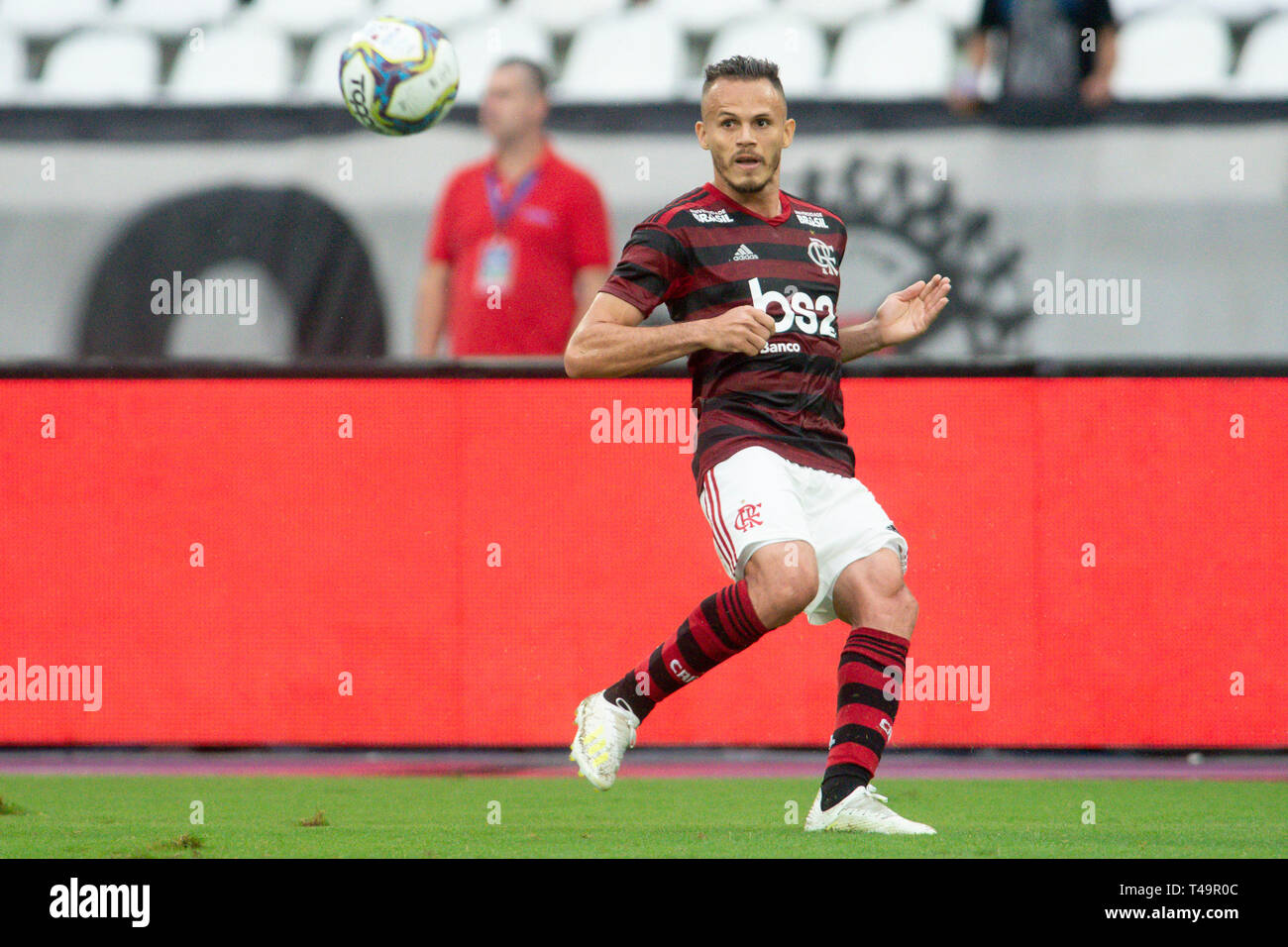 Rio De Janeiro, Brazil. 14th Apr, 2019. Rene during Vasco x Flamengo ...