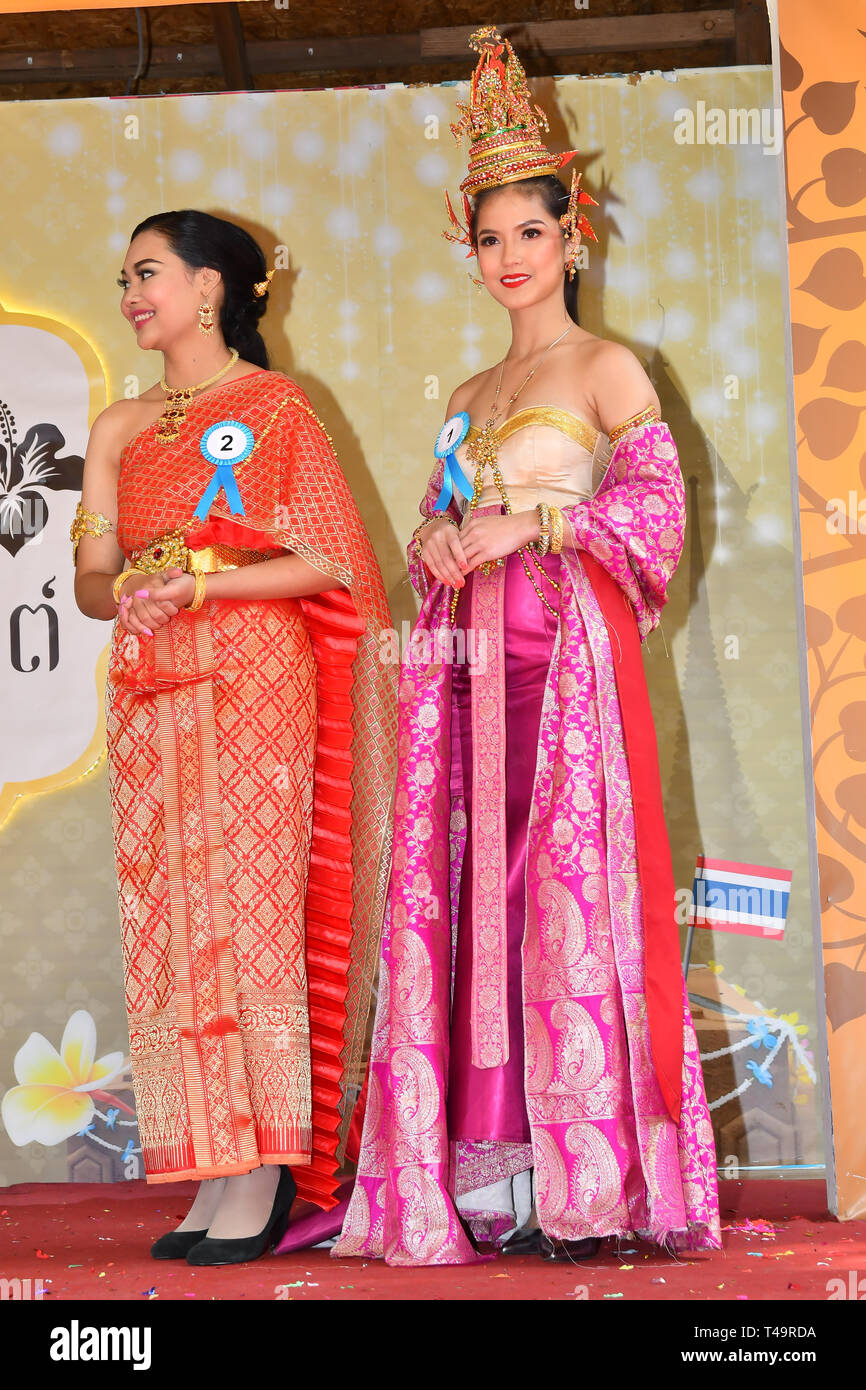 London, UK. 14th April, 2019. Miss Songkran London 2019 - Celebrates ...