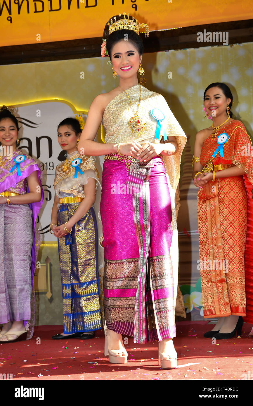 London, UK. 14th Apr, 2019. Miss Songkran London 2019 - Celebrates Thai ...