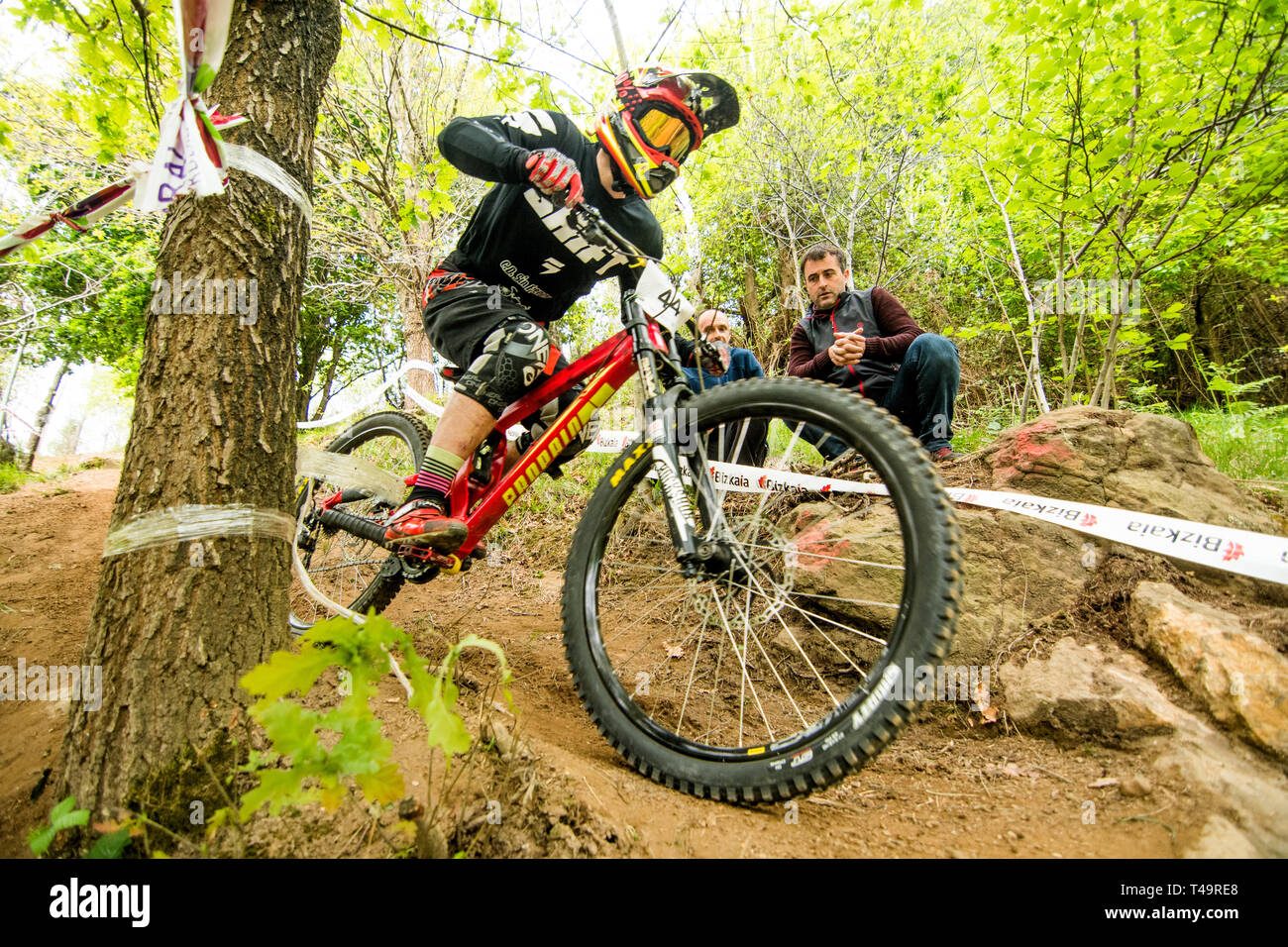 Bilbao, Spain. 14th Apr, 2019. Juan Feced during UCI International ...