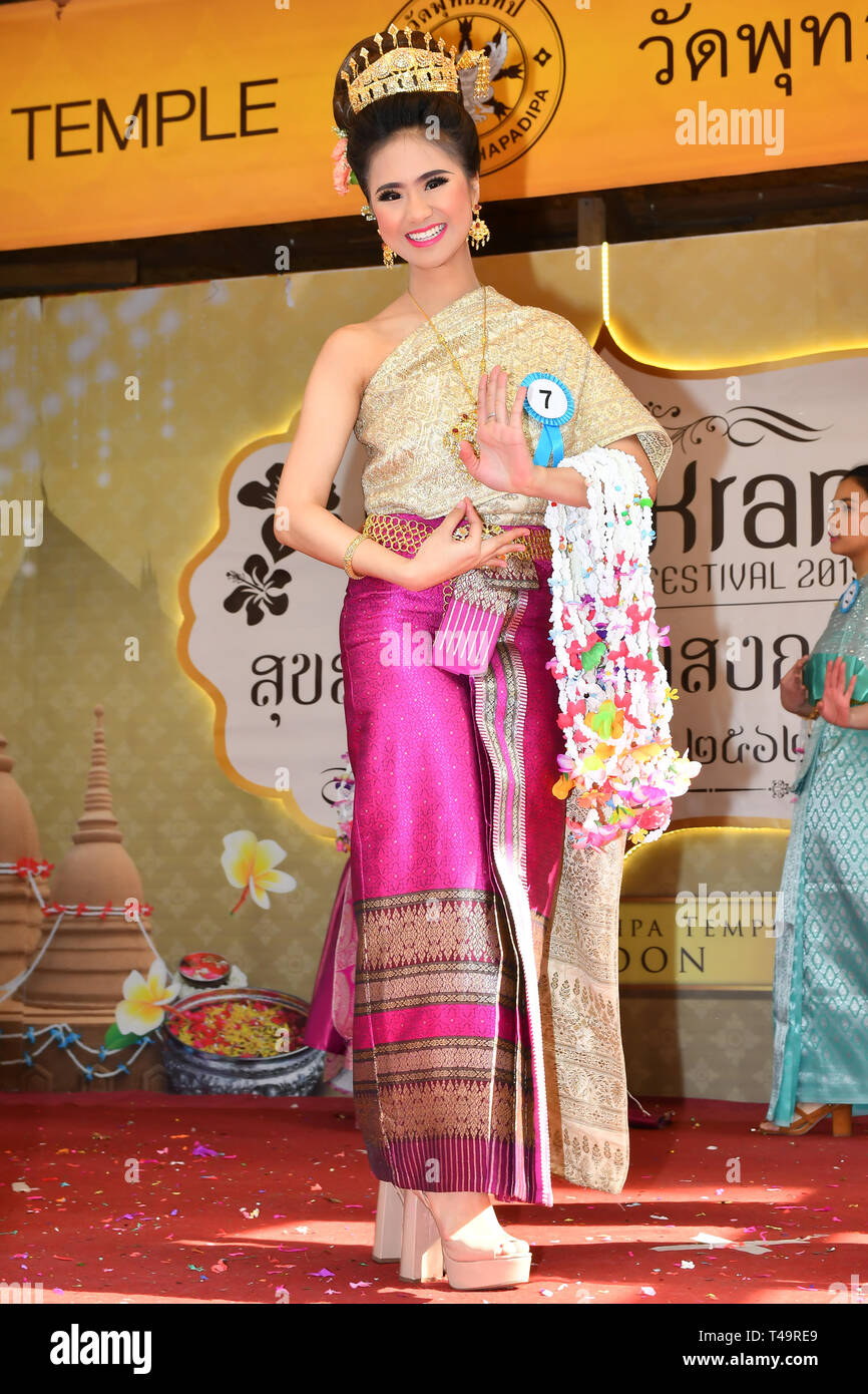 London, UK. 14th Apr, 2019. Miss Songkran London 2019 - Celebrates Thai ...