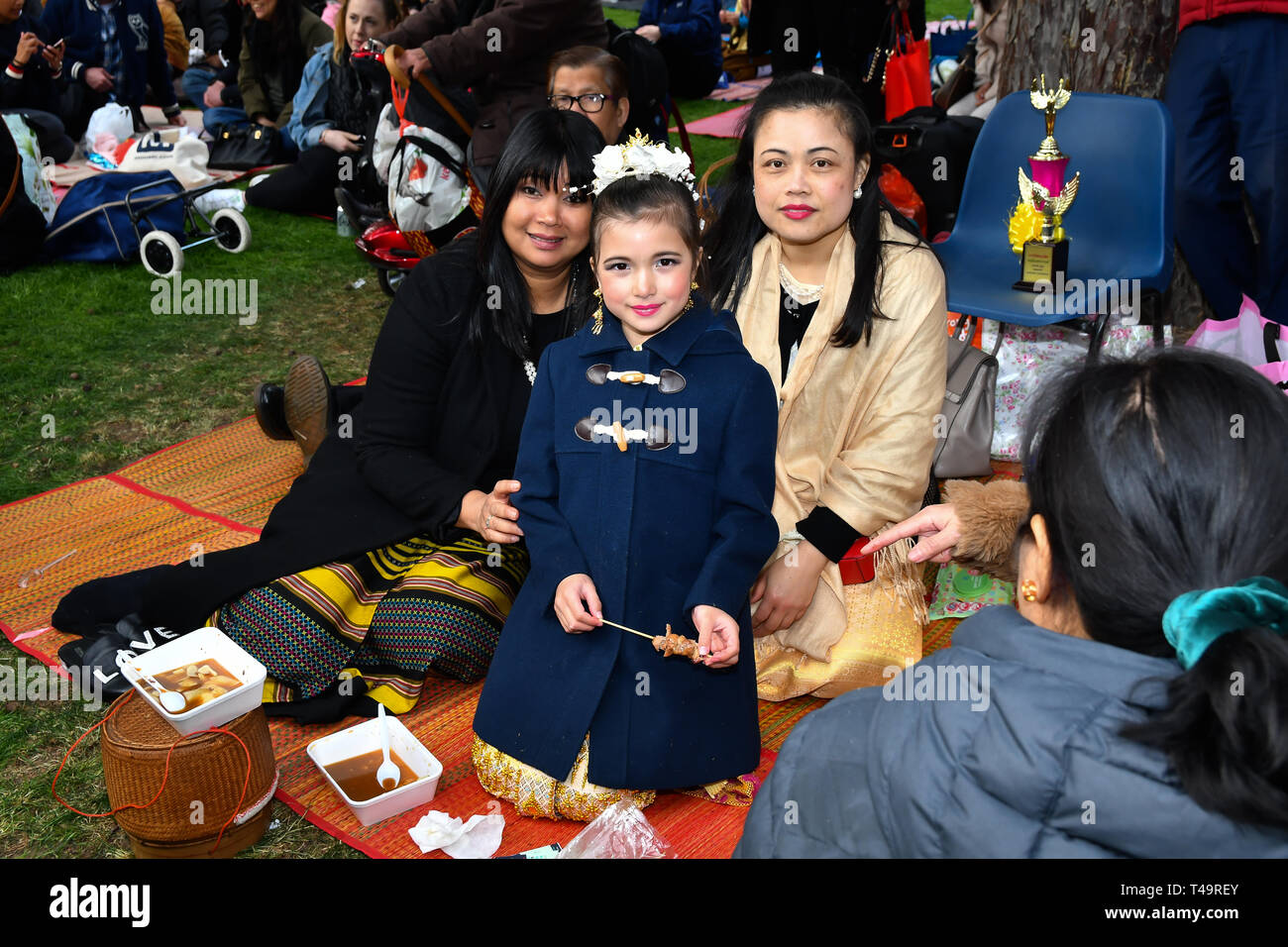 London, UK. 14th Apr, 2019. Celebrates Thai New Year (Songkran) at ...