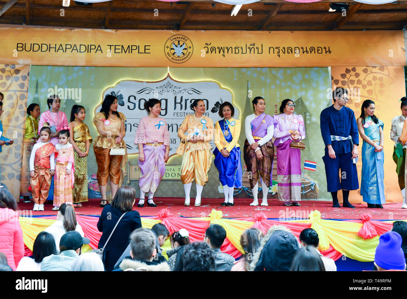 London, UK. 14th Apr, 2019. Celebrates Thai New Year (Songkran) at ...