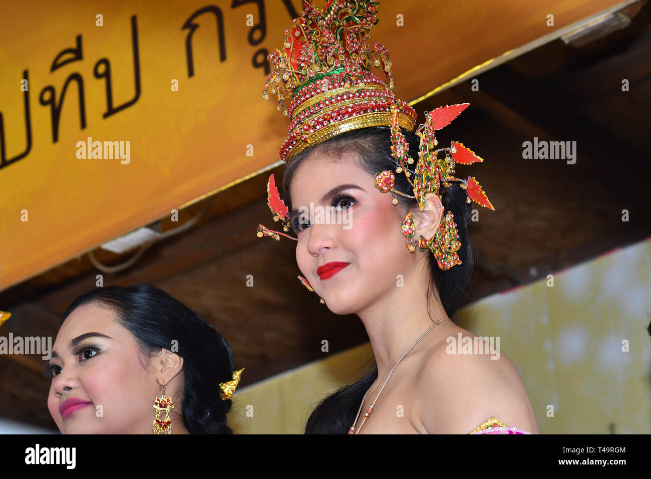 London, UK. 14th Apr, 2019. Miss Songkran London 2019 - Celebrates Thai ...