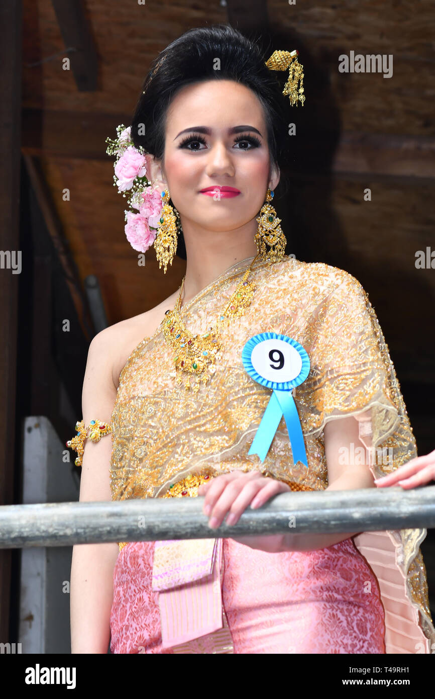 London, UK. 14th Apr, 2019. Miss Songkran London 2019 - Celebrates Thai ...