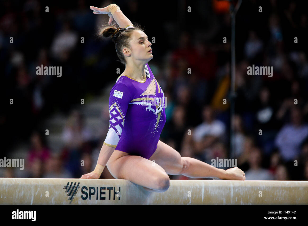 Pauline Schaefer from Germany seen in action during the Apparatus ...