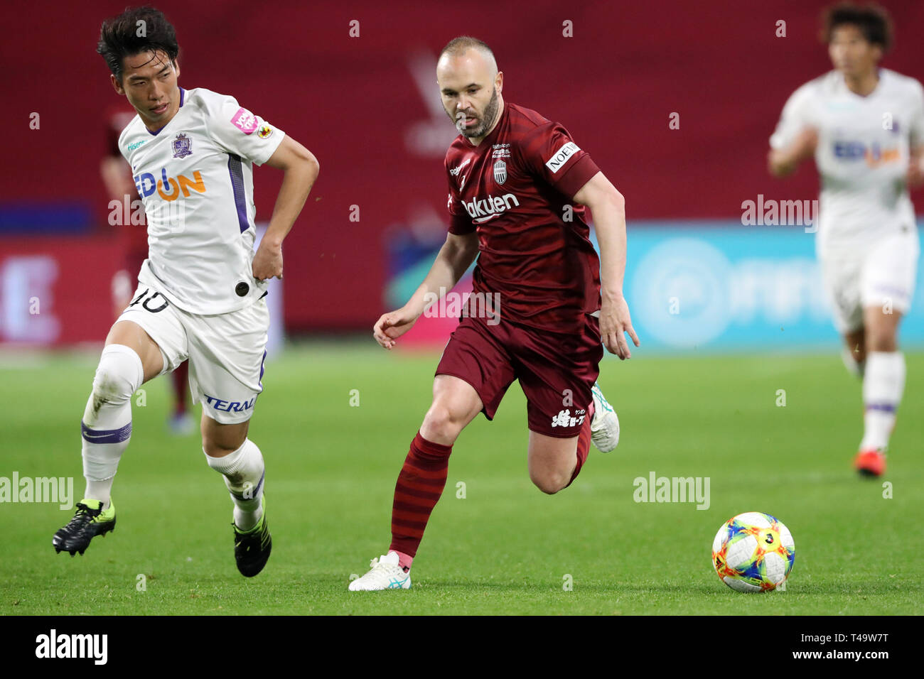 Hyogo, Japan. 14th Apr, 2019. Andres Iniesta (Vissel) Football/Soccer ...