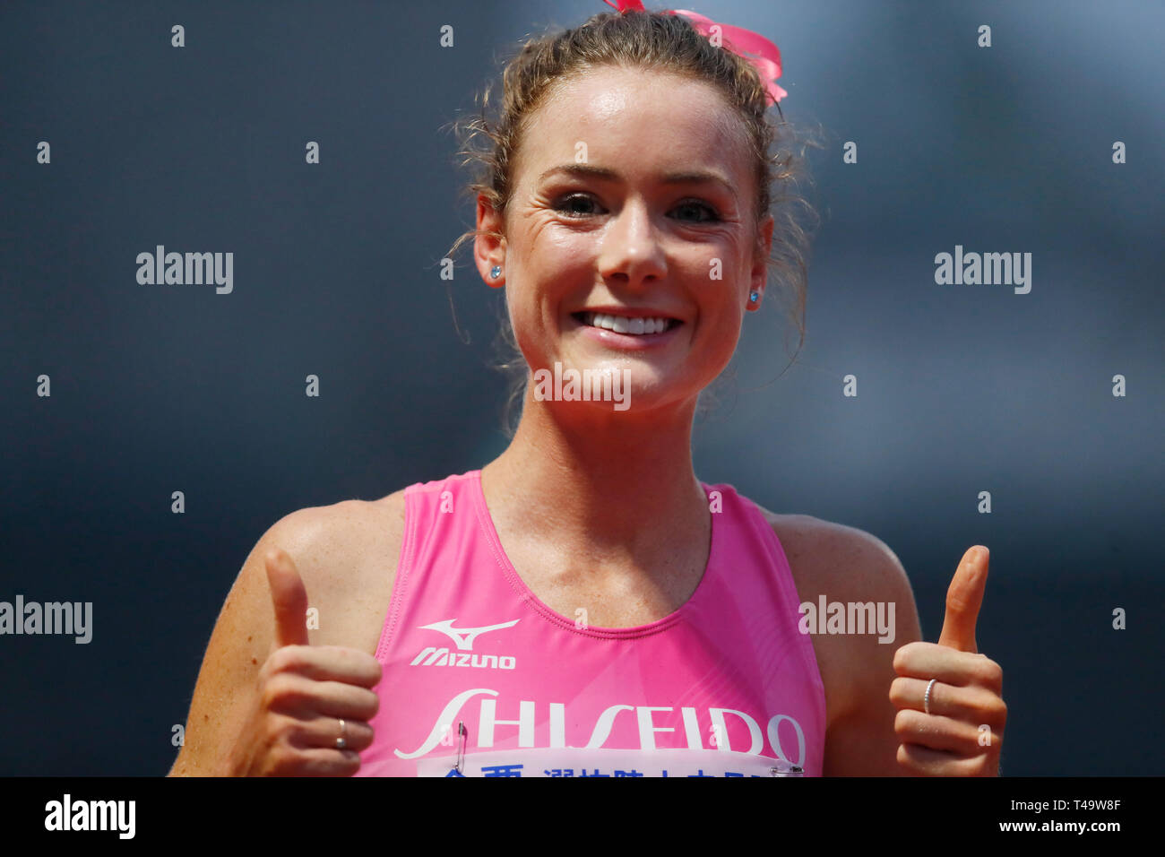 Kumamoto, Japan. 14th Apr, 2019. Melissa Duncan Athletics : The 28th ...