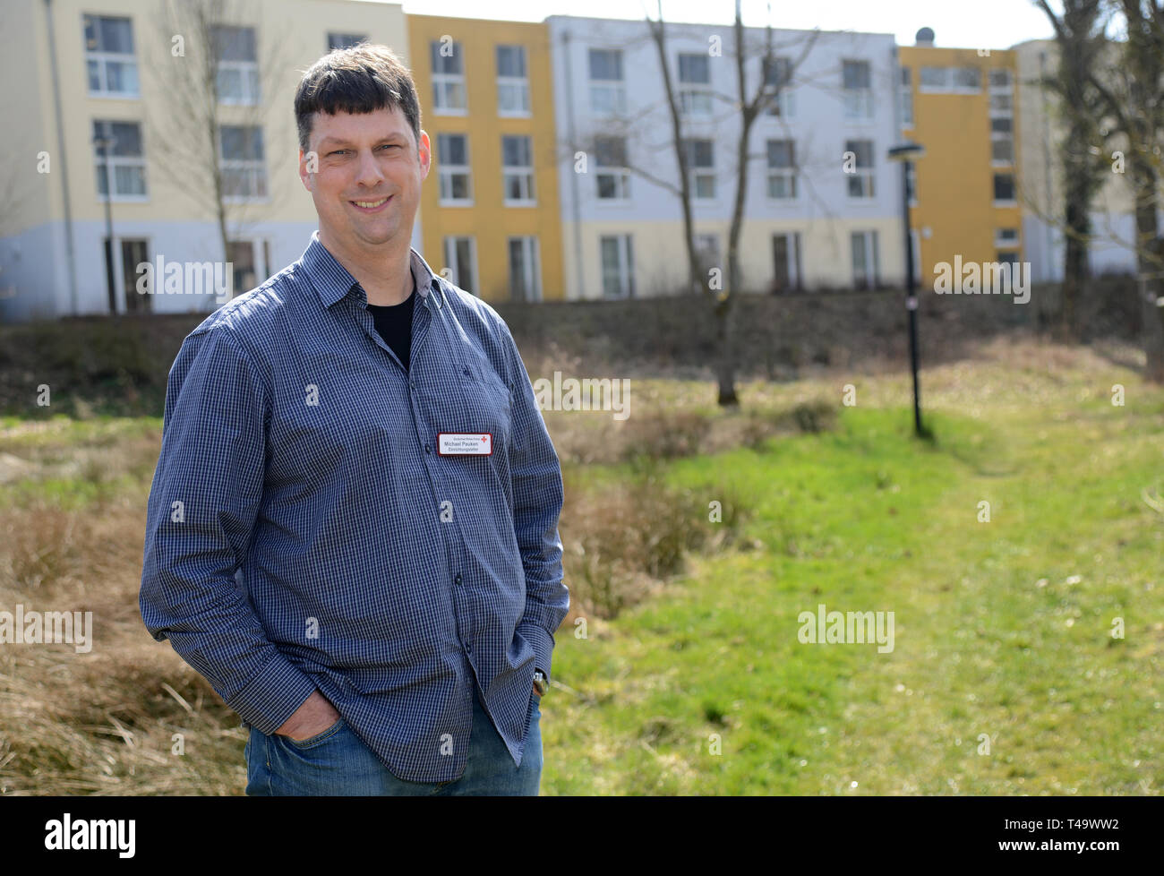 Kell Am See, Germany. 28th Mar, 2019. Michael Pauken stands in a park ...