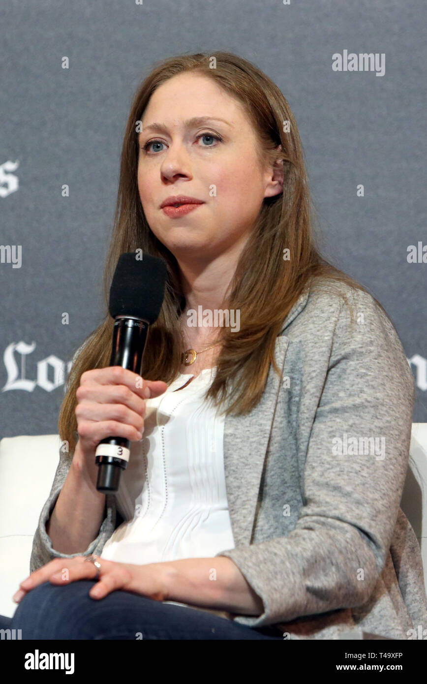 Los Angeles, Ca, USA. 14th Apr, 2019. Chelsea Clinton, at 2019 Los ...