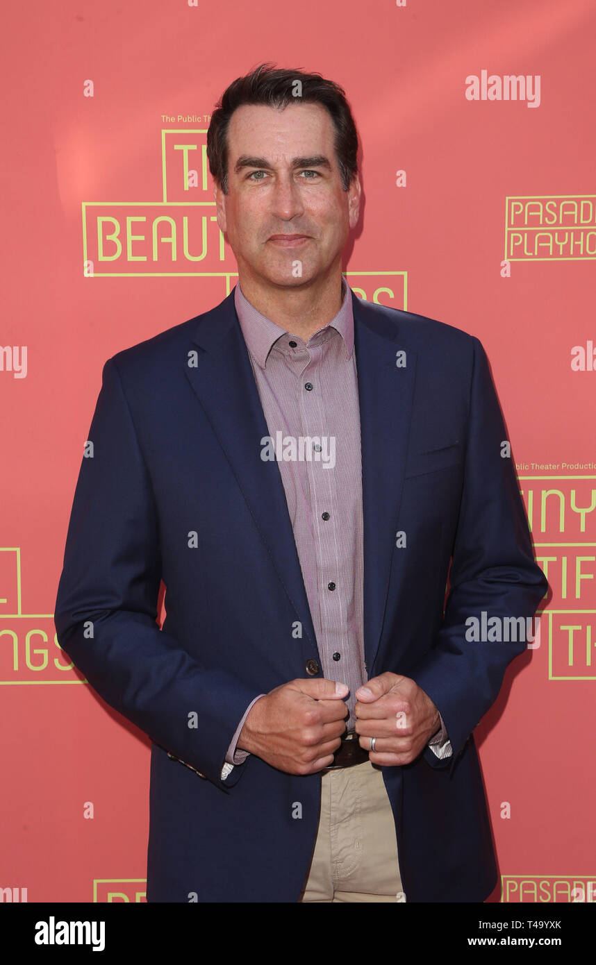 Pasadena, Ca. 14th Apr, 2019. Rob Riggle, at Pasadena Playhouse ...