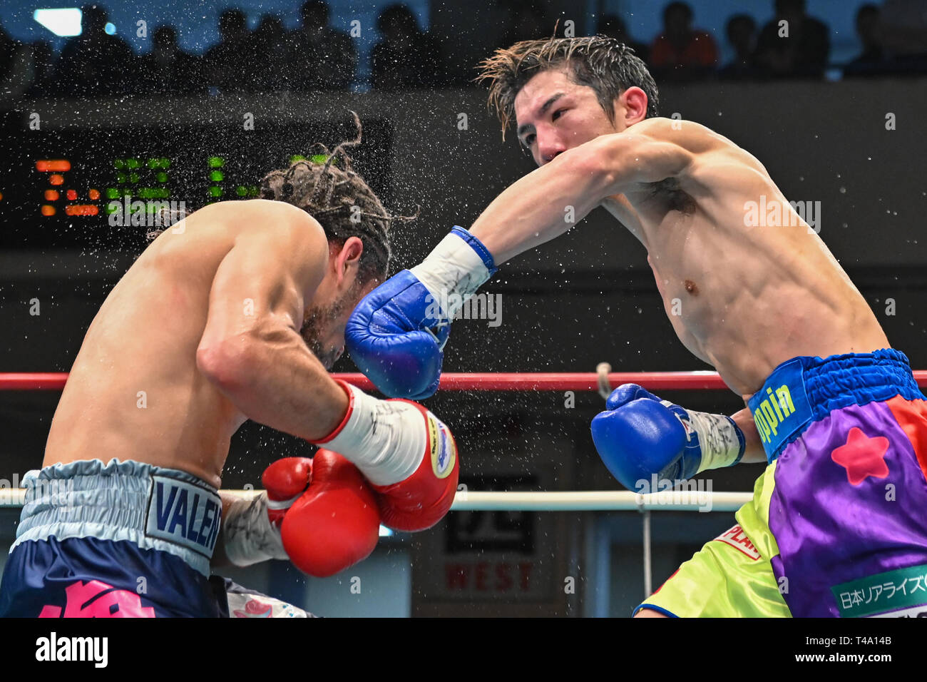 (L-R) Valentine Hosokawa, Koki Inoue (JPN), APRIL 6, 2019 - Boxing ...
