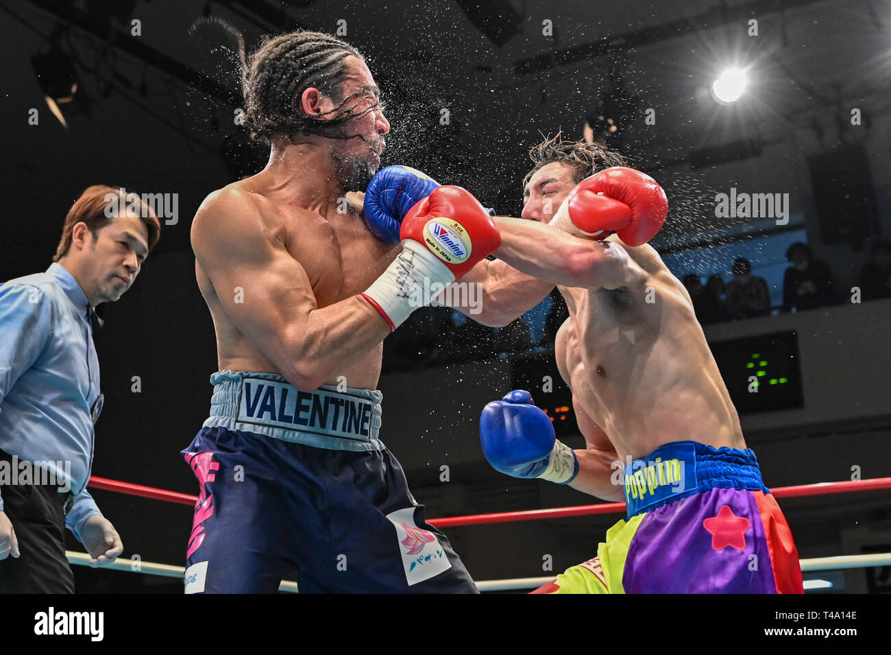 (L-R) Valentine Hosokawa, Koki Inoue (JPN), APRIL 6, 2019 - Boxing ...