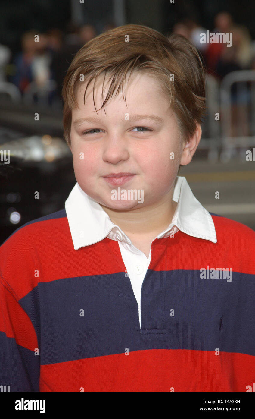 LOS ANGELES, CA. November 09, 2003: Actor ANGUS JONES at the world ...