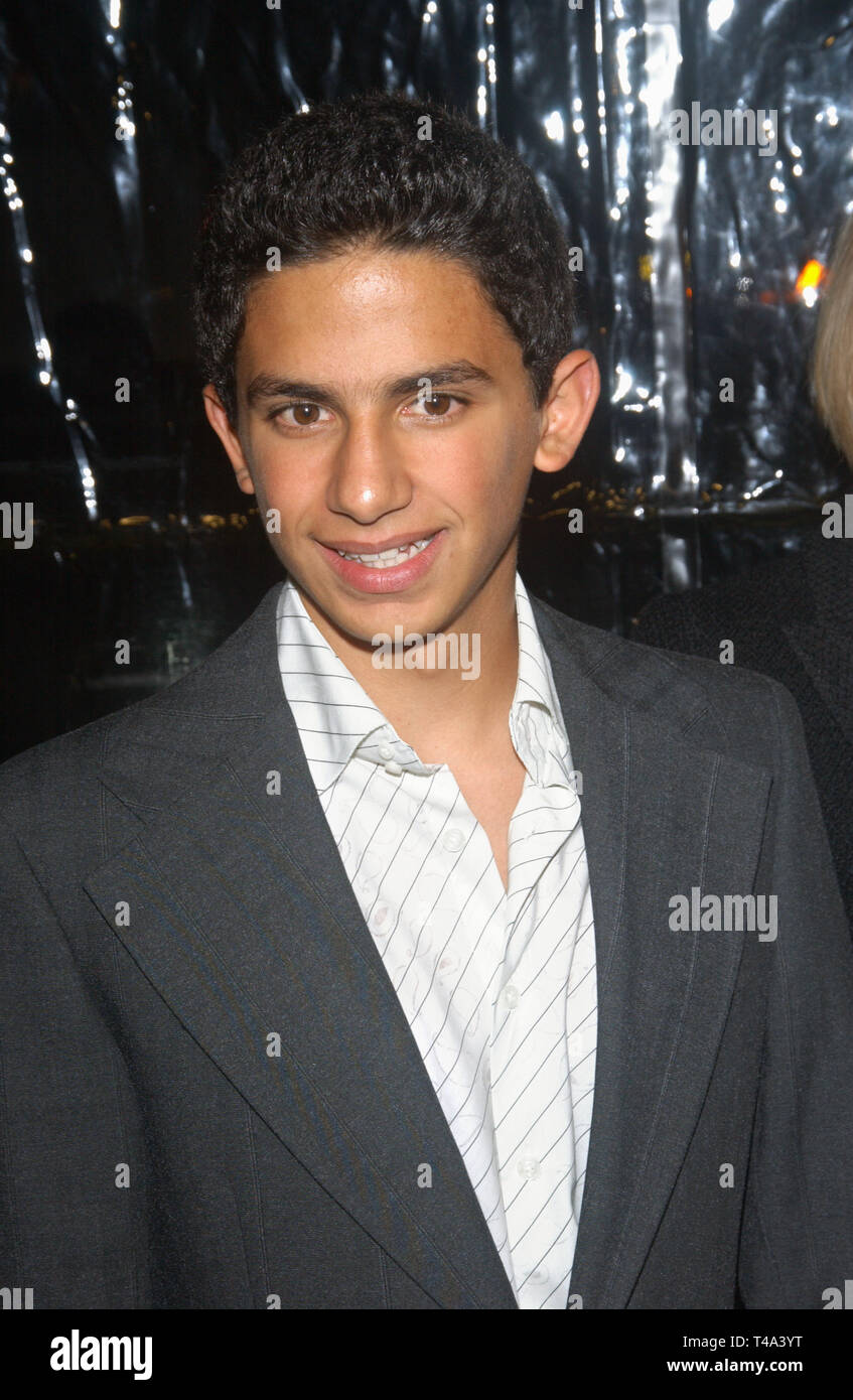 LOS ANGELES, CA. November 09, 2003: Actor JONATHAN AHDOUT at the world ...