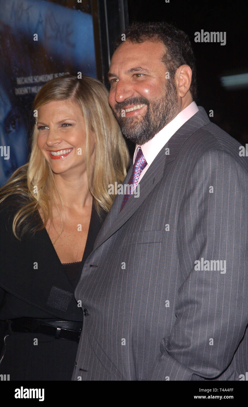 LOS ANGELES, CA. November 13, 2003: Producer JOEL SILVER & wife at the ...