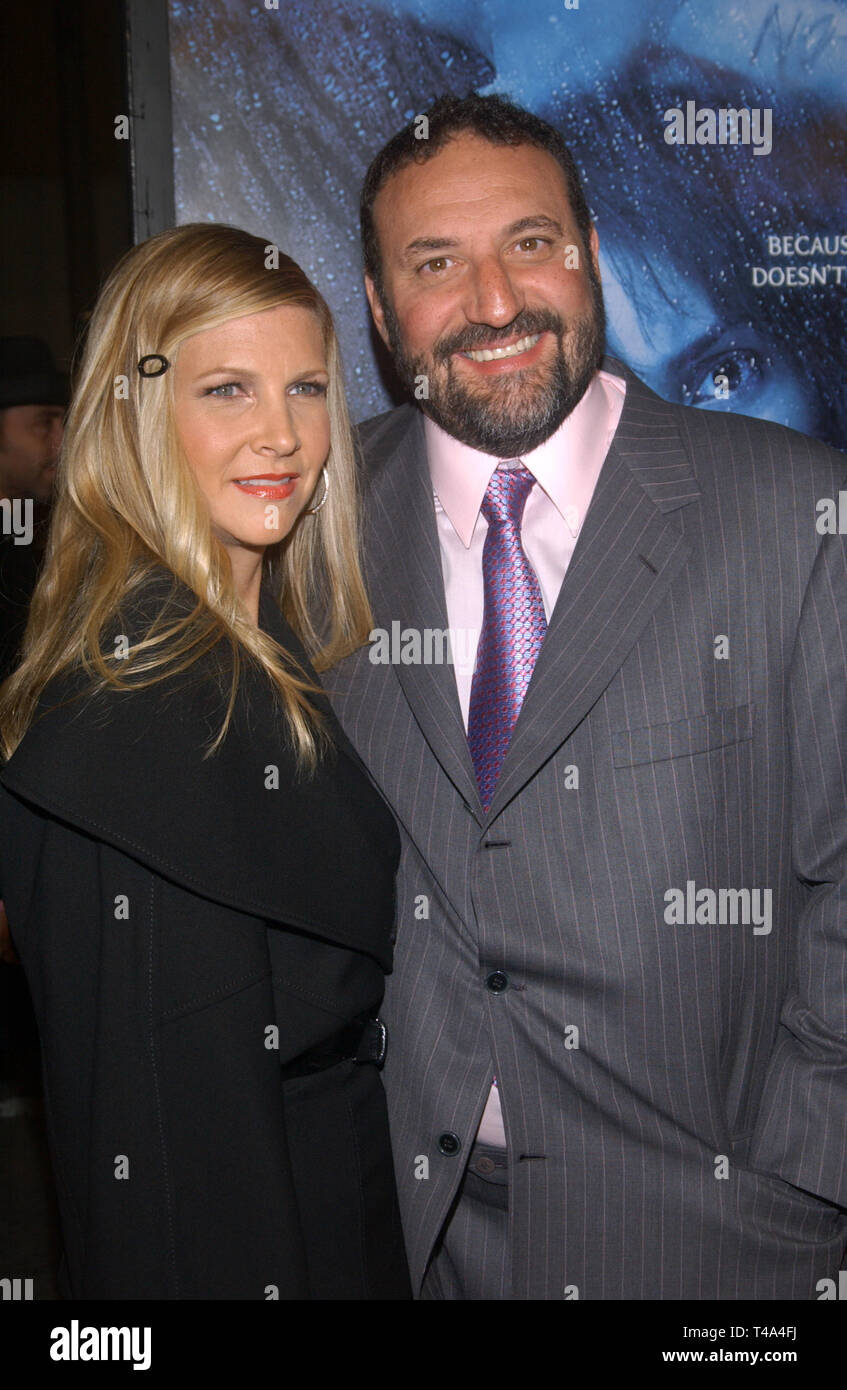LOS ANGELES, CA. November 13, 2003: Producer JOEL SILVER & wife at the ...