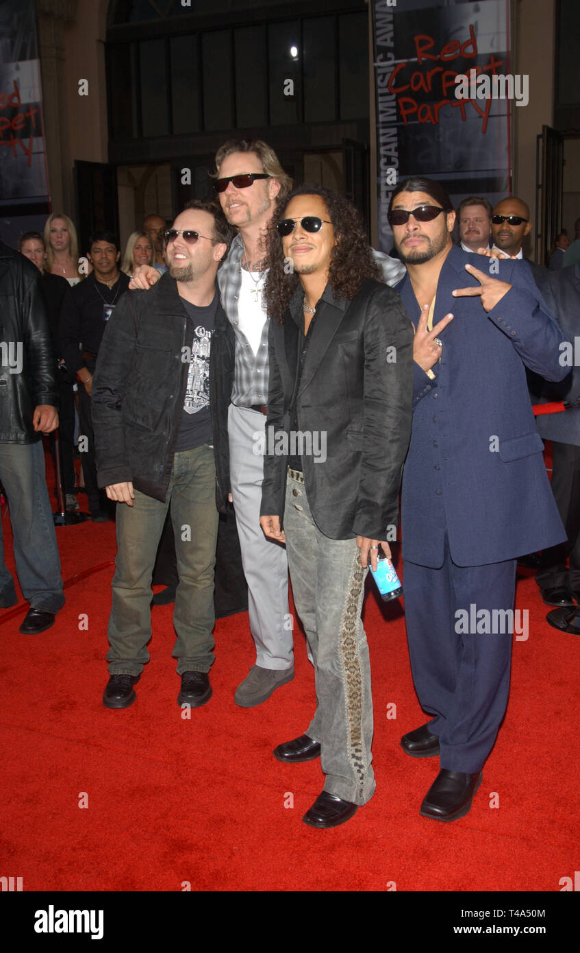 LOS ANGELES, CA. November 16, 2003: METALLICA at the 31st Annual ...