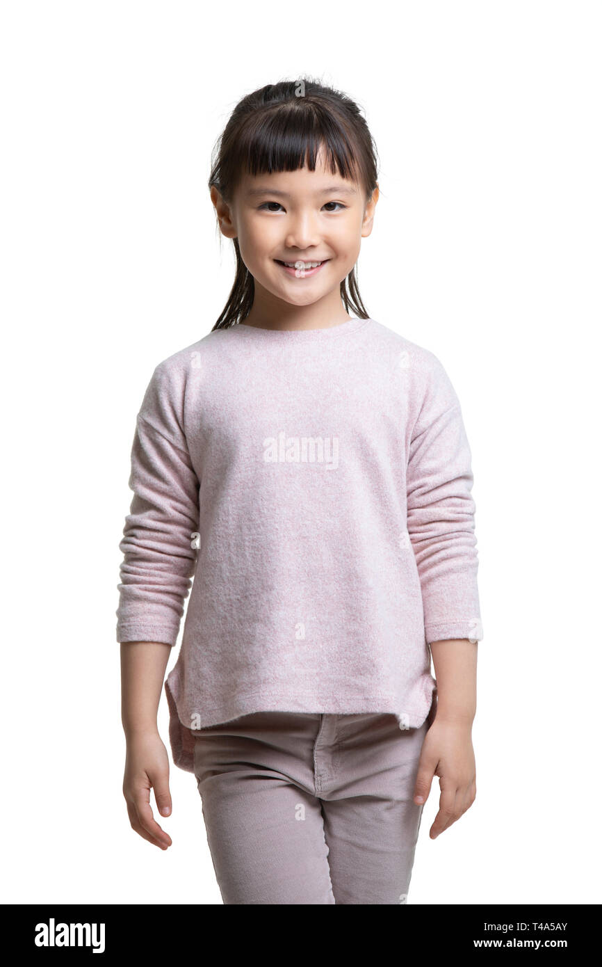 Portrait of happy little girl Stock Photo - Alamy