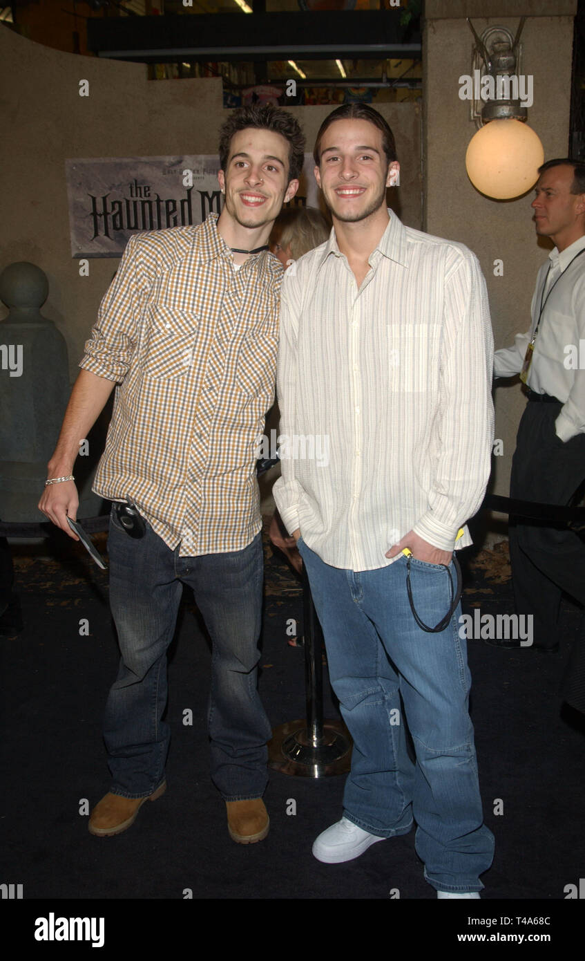LOS ANGELES, CA. November 23, 2003: THE CONTI BROTHERS at the world ...