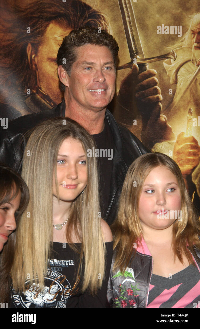 David hasselhoff and daughters hi-res stock photography and images - Alamy