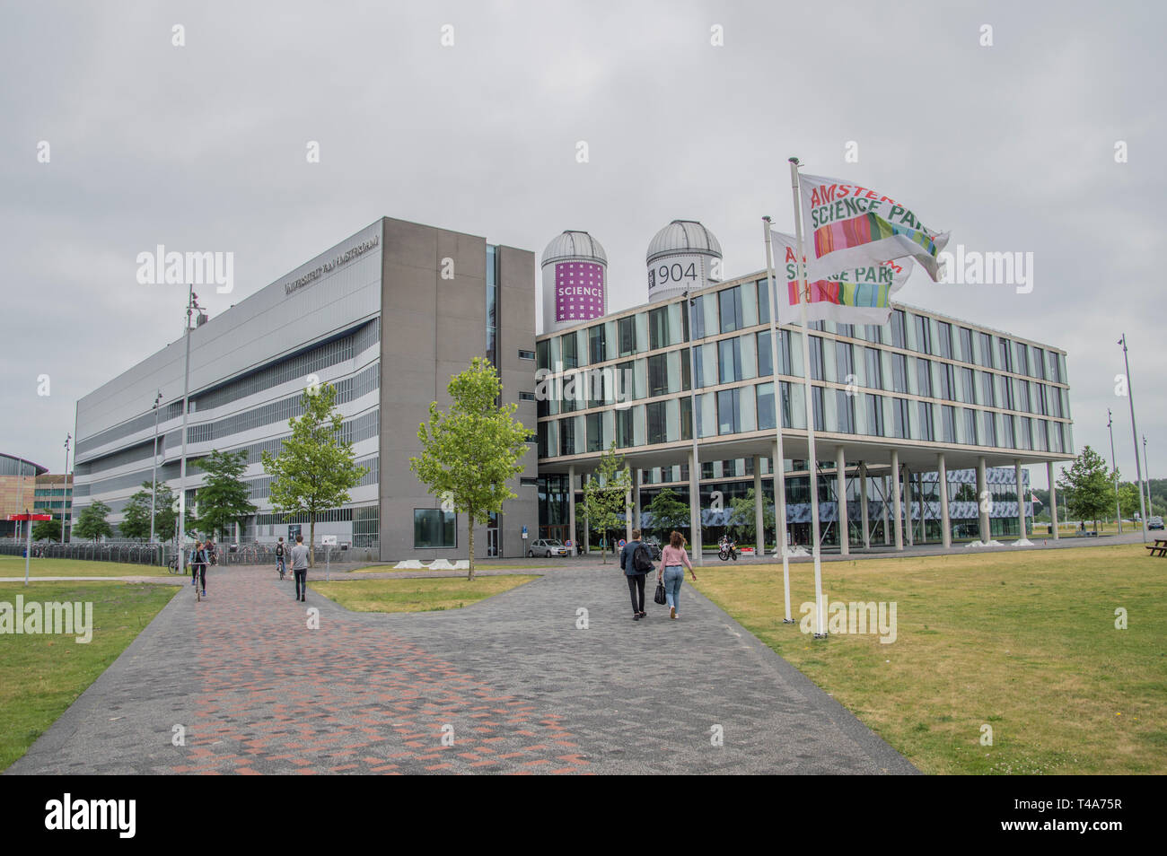 Front Of The Buildings A + C From The University Of Amsterdam At The ...