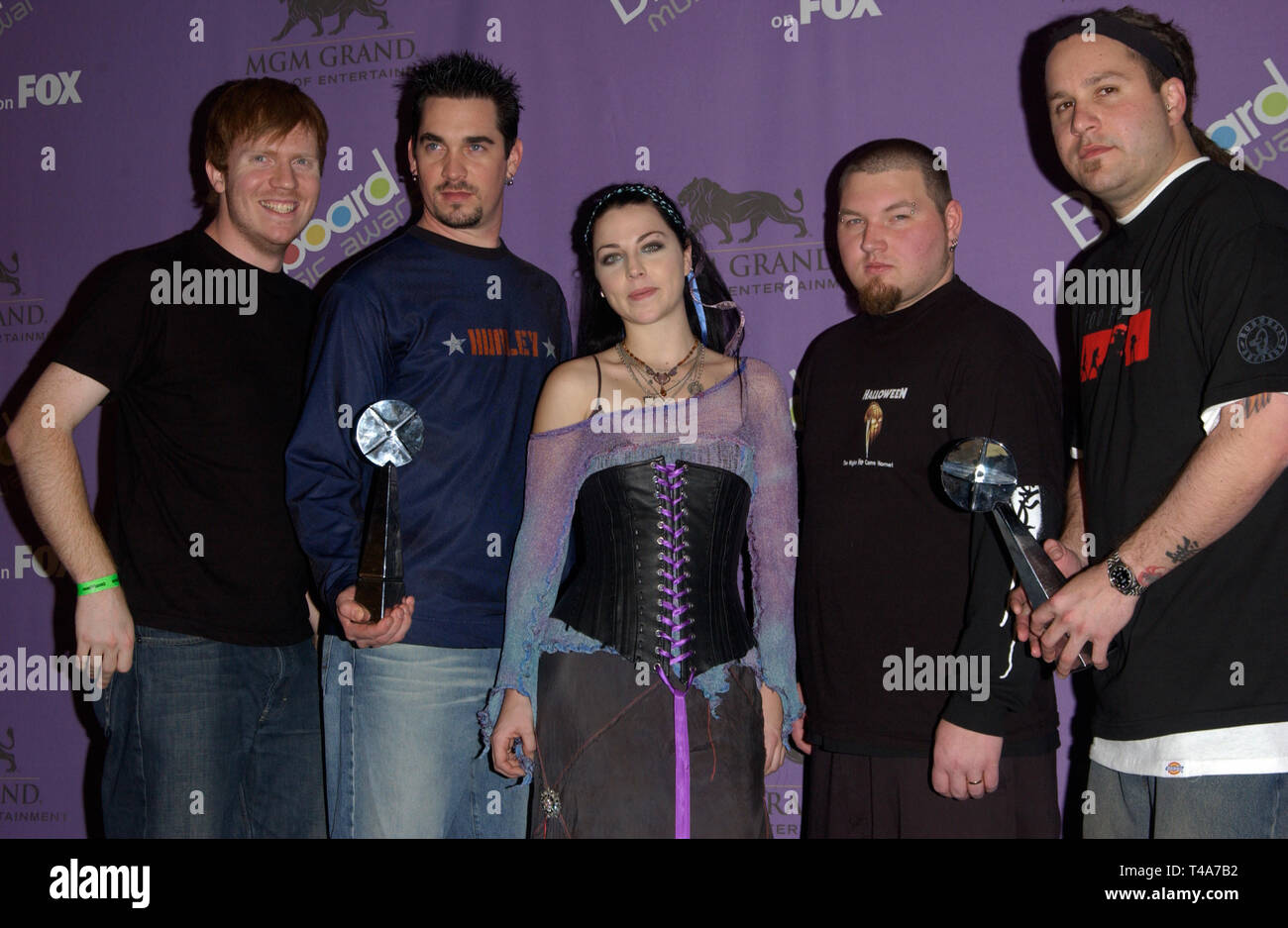 LAS VEGAS, NV. December 10, 2003: EVANESCENCE at the 2003 Billboard ...