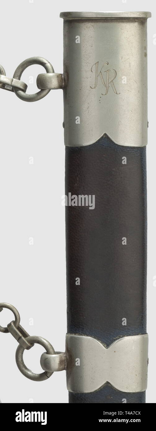 A flyer's dagger model 1935 ("Borddolch") with monogram "KR", portepee ...