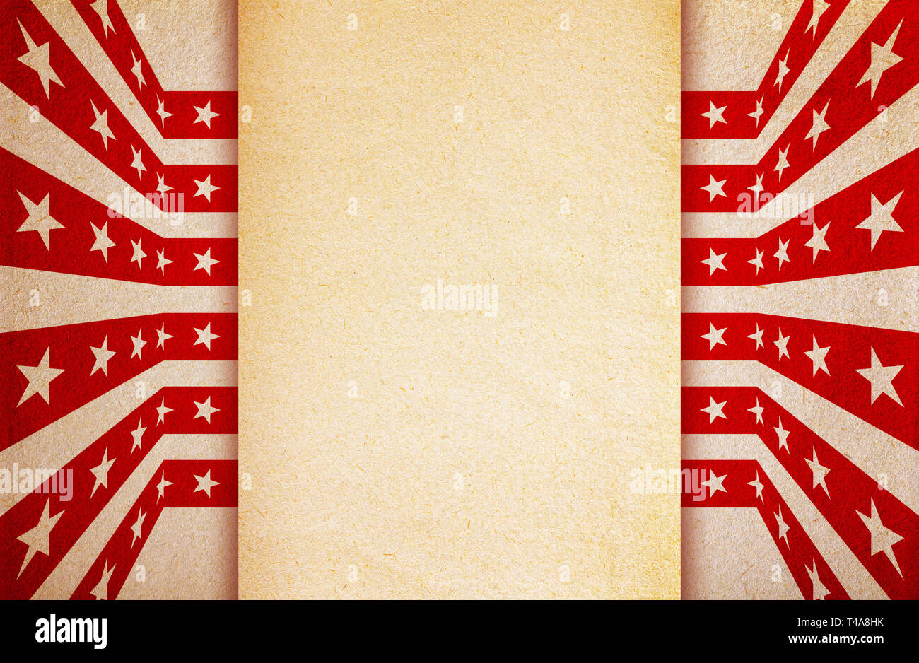 retro highly detailed paper poster Stock Photo - Alamy