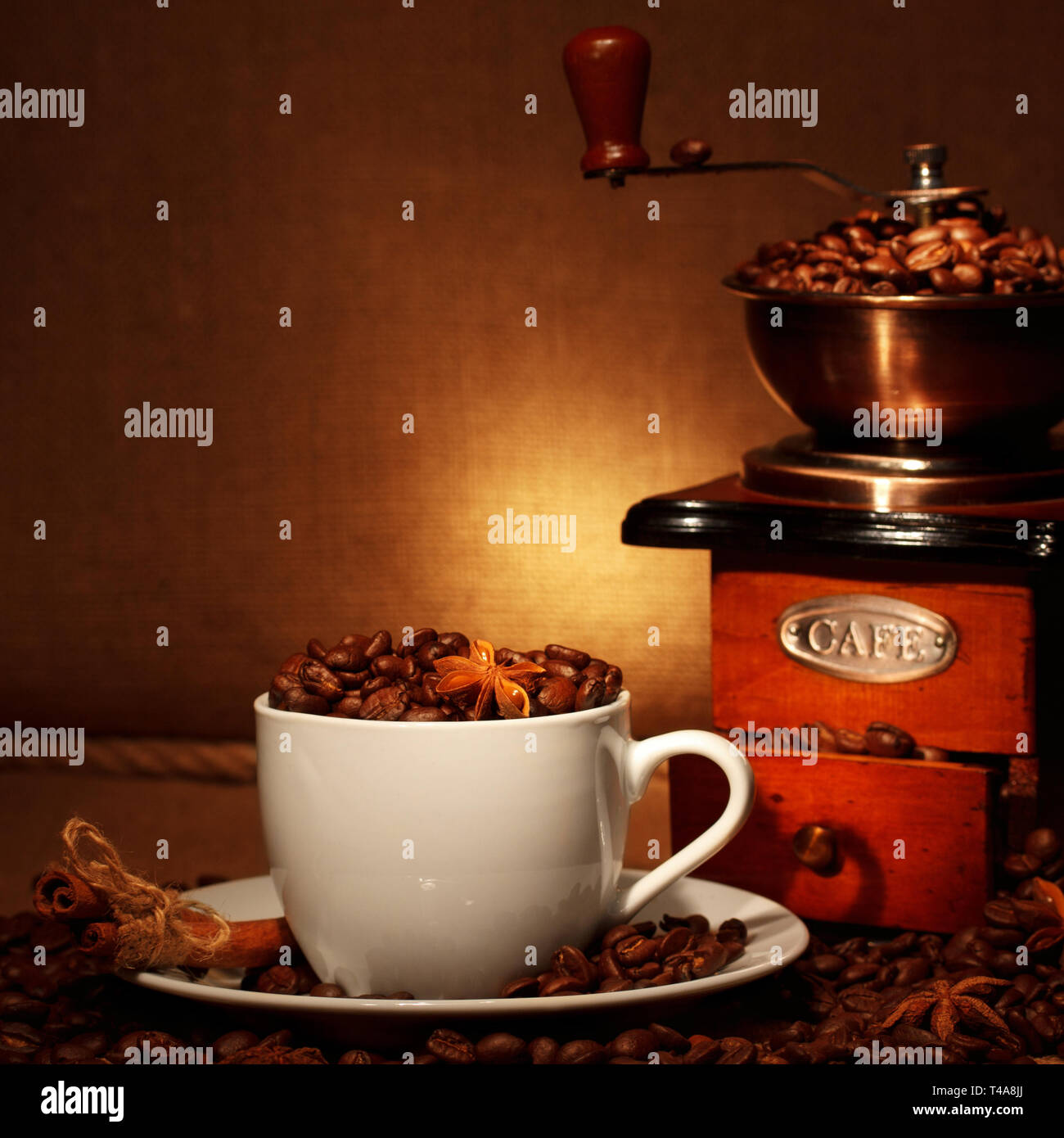 coffee still life Stock Photo - Alamy