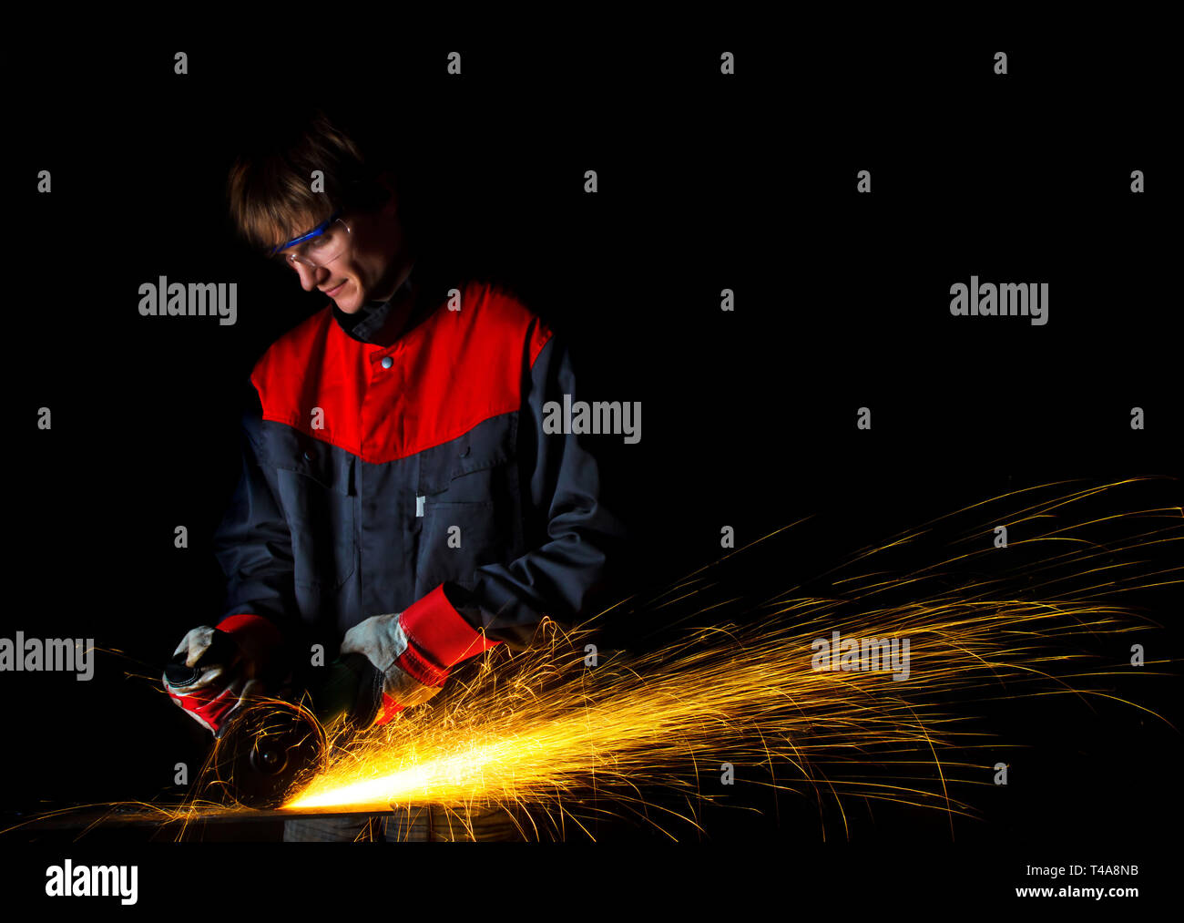Grinding wheel worker hi-res stock photography and images - Alamy