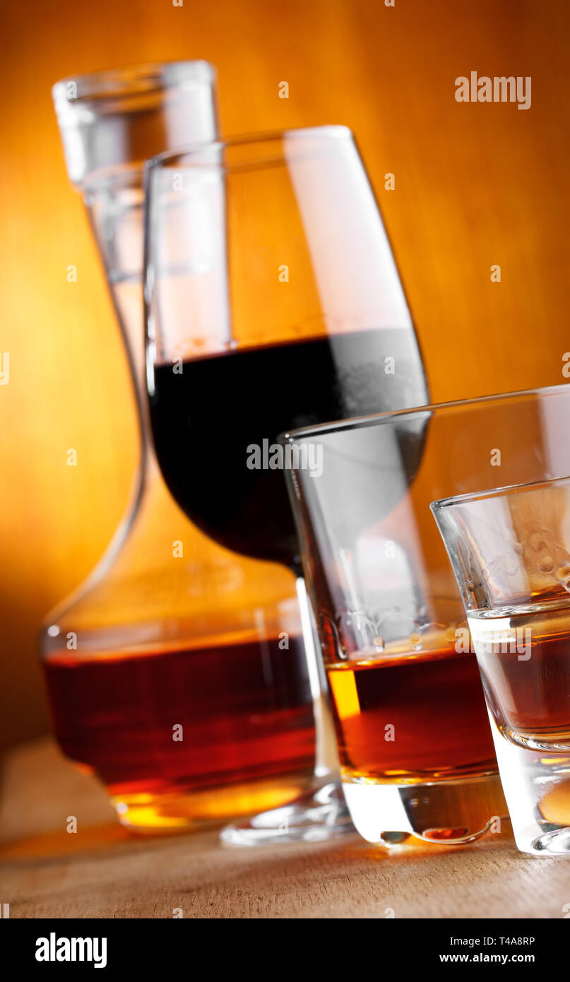 alcohol drinks closeup Stock Photo - Alamy