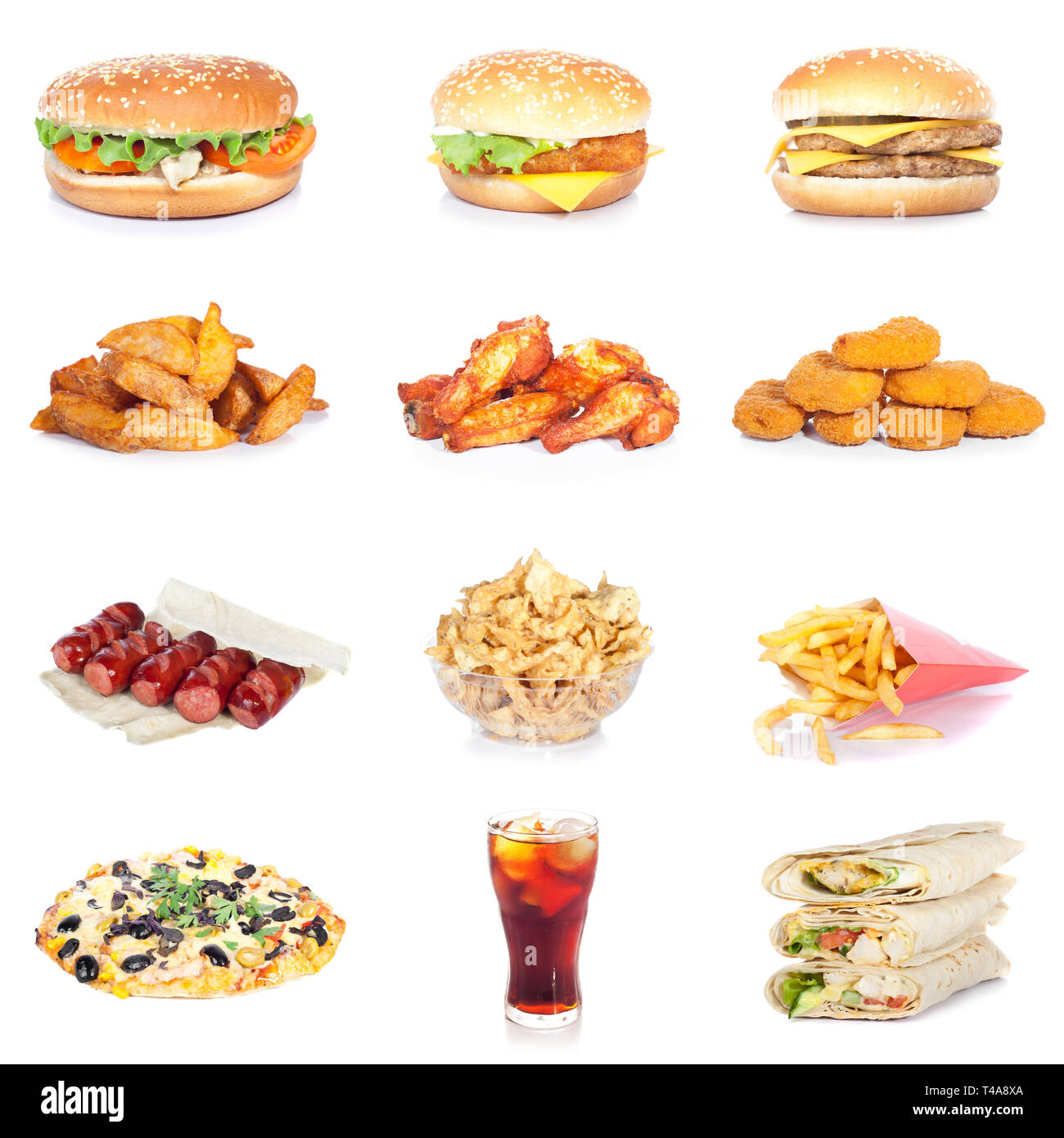 fast food set Stock Photo - Alamy fast food set Stock Photo - Alamy