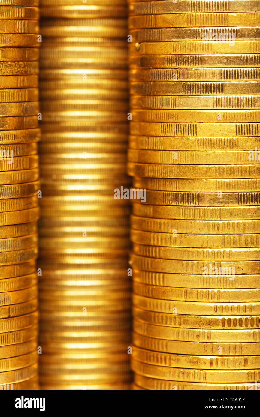 coins stack background Stock Photo - Alamy